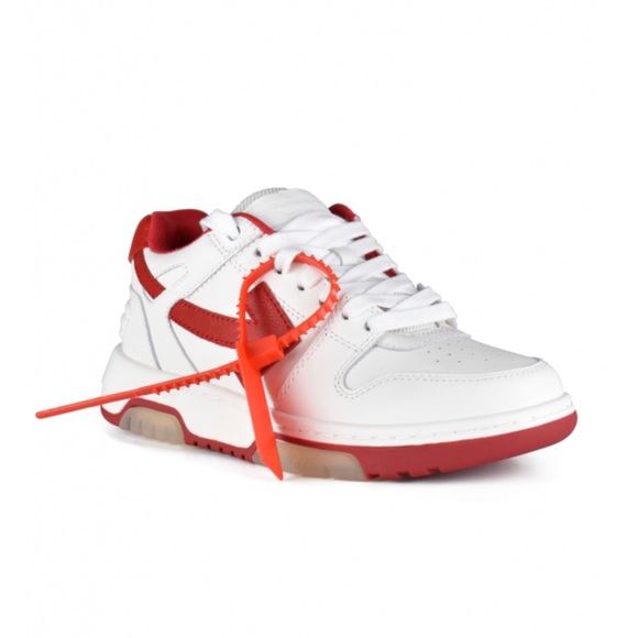 Off-White | Shoes | Off White Red And White Out Of Office Sneakers Size ...
